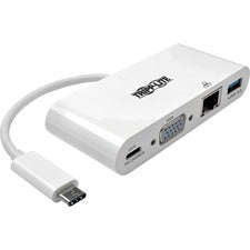 Tripp Lite Tripp Lite USB-C Multiport Adapter, VGA, USB-A Port, Gbe and ...