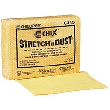 Chix® Stretch 'n Dust Cloths, 12.6 X 17, Yellow, 40/pack, 10 Packs ...