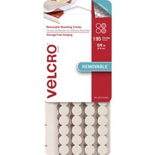 VELCRO® VELCRO® Removable Mounting Tape - 0.63" Dia - 195 / Pack ...
