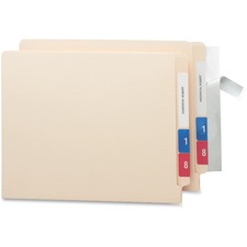 Smead™ Seal And View File Folder Label Protector, Clear Laminate, 8 X 1 ...